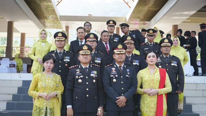 Upacara Peringatan HUT Ke 77 Bhayangkara Tingkat Kab Sukabumi" Polri ...